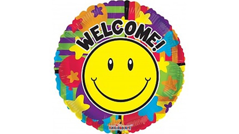 Luftballons - Welcome Smiley - ButterflyBalloons